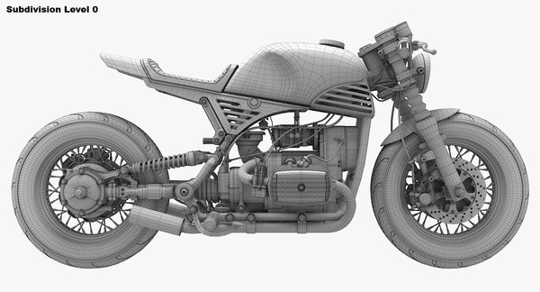 Ural cafe racer 02 3D - TurboSquid 1357123