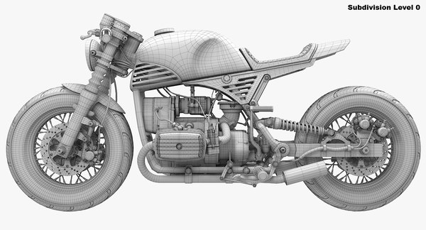 Ural cafe racer 02 3D - TurboSquid 1357123