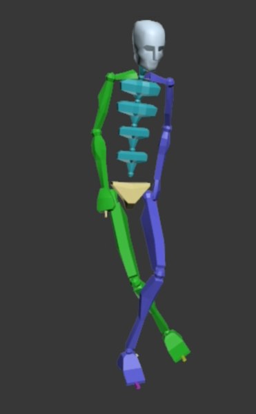 Motion FBX rabona 3d animation