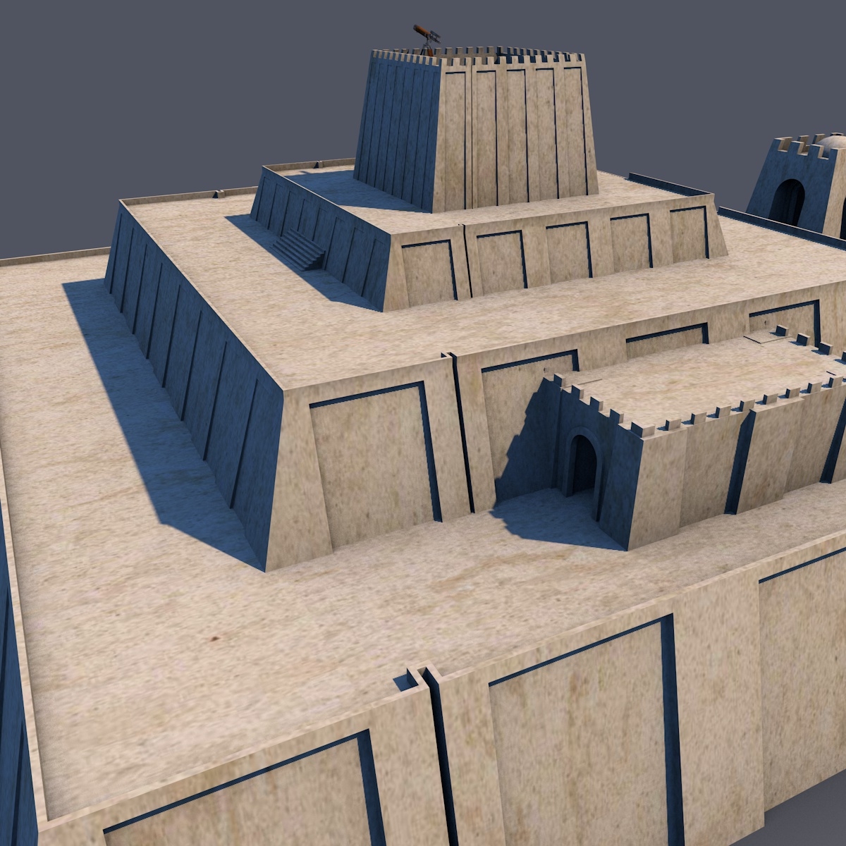 Ziggurat 3D-Modell - TurboSquid 1357279