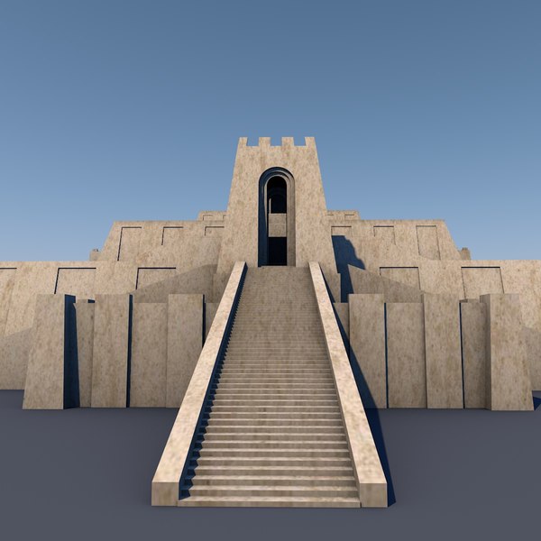 3D ziggurat ancient mesopotamia - TurboSquid 1357279