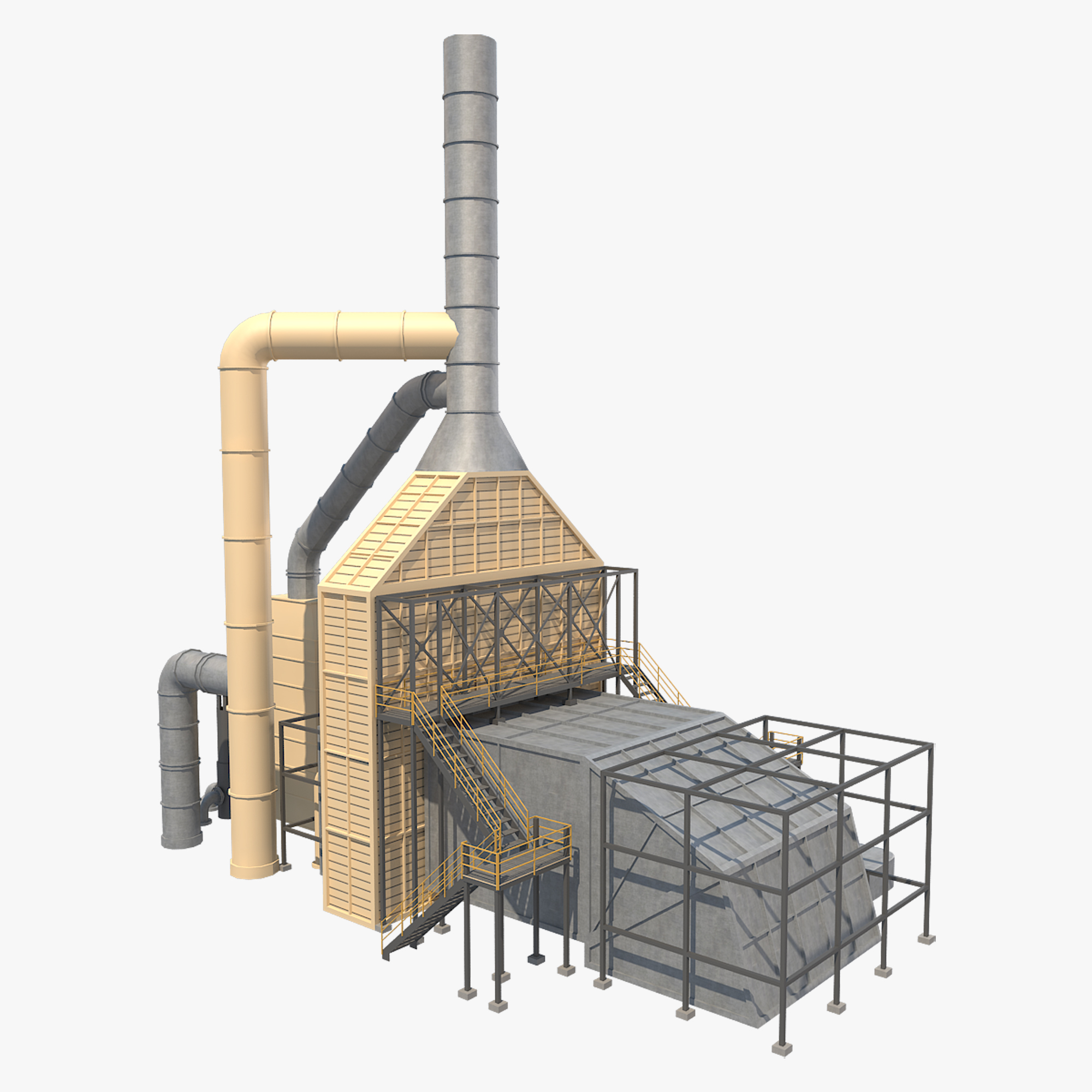 Industrial furnace 3D model - TurboSquid 1357358