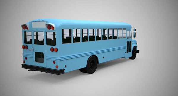 3d model gmc b-series bus