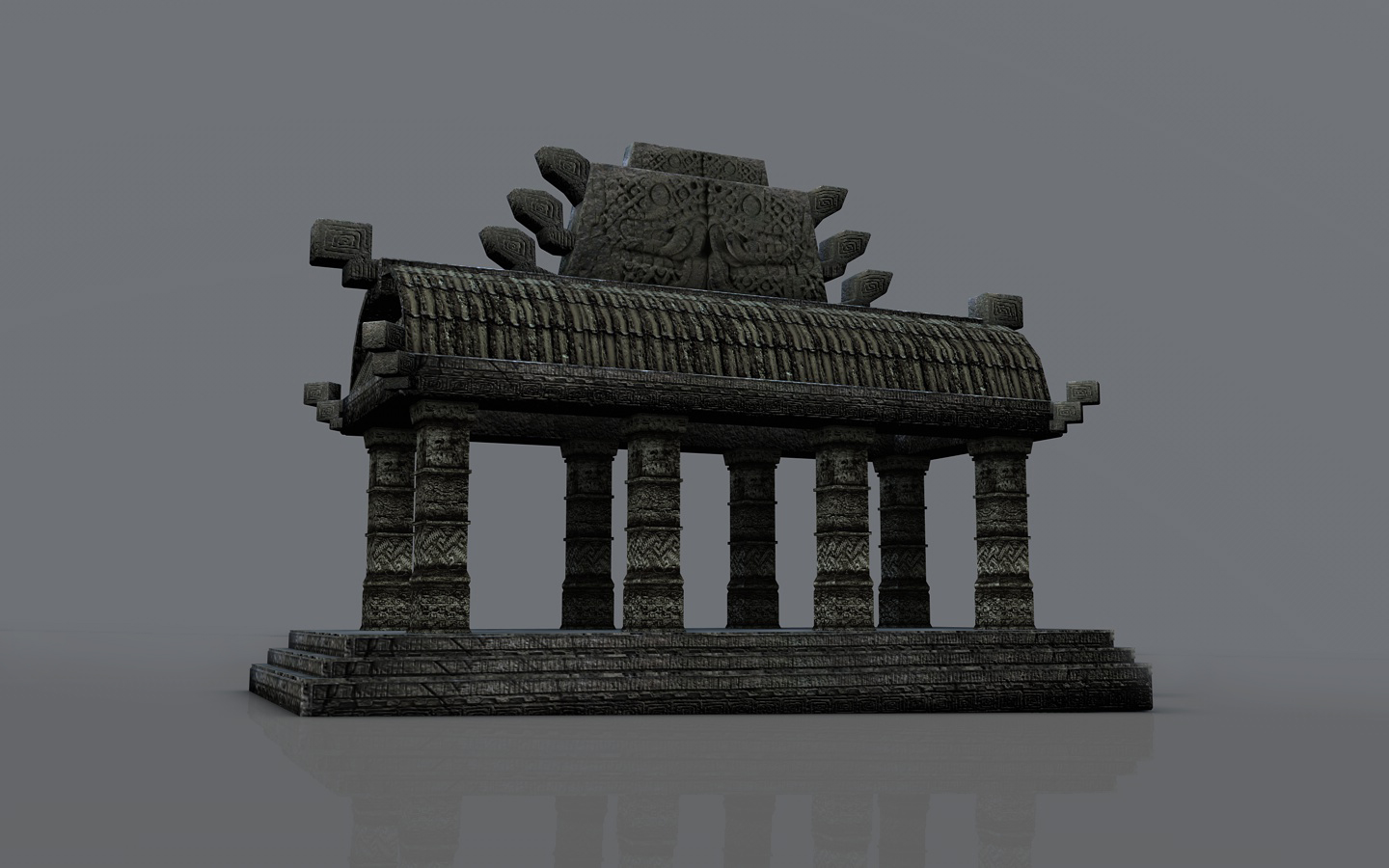 Aztec small temple 3D model - TurboSquid 1357381