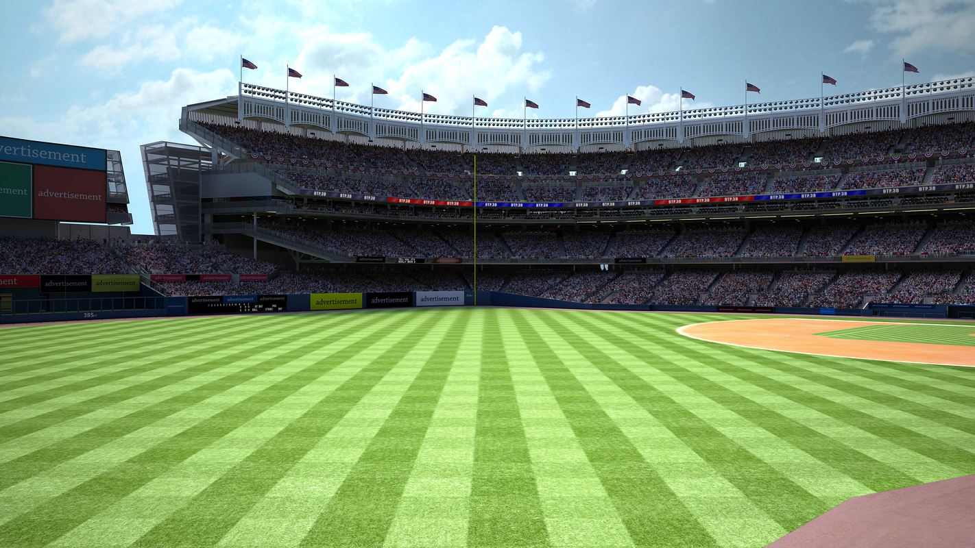 3d yankee stadium audience animations