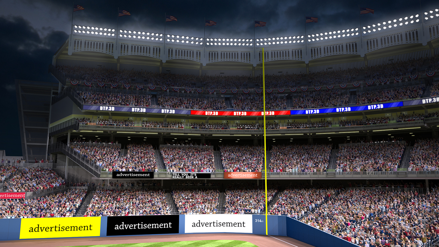 3d yankee stadium audience animations
