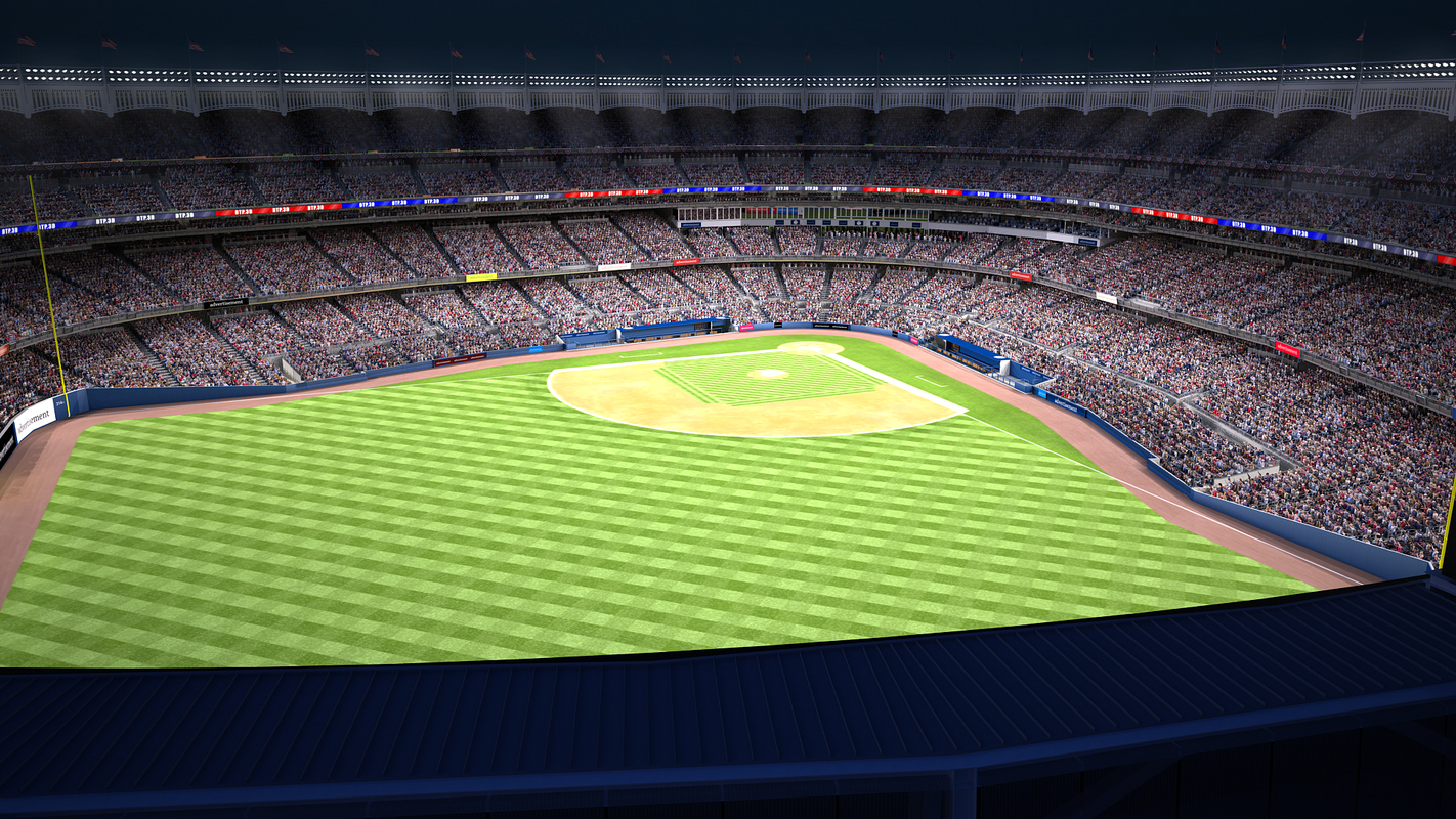 3d yankee stadium audience animations