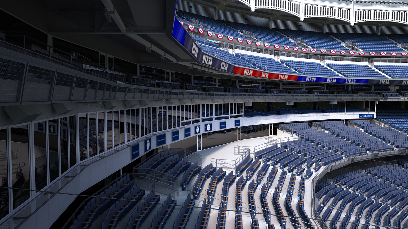 3d yankee stadium audience animations