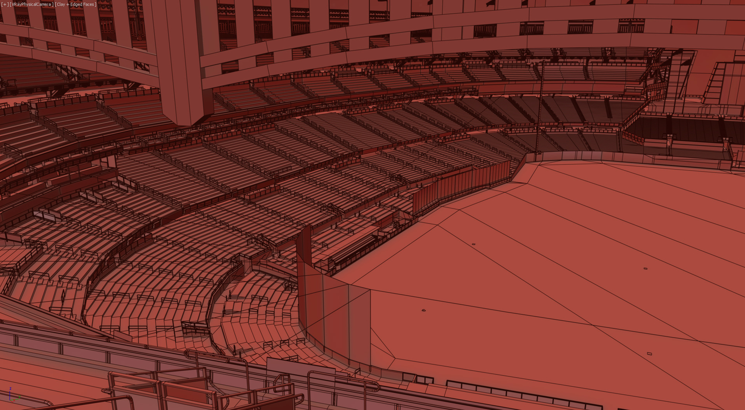 3d yankee stadium audience animations