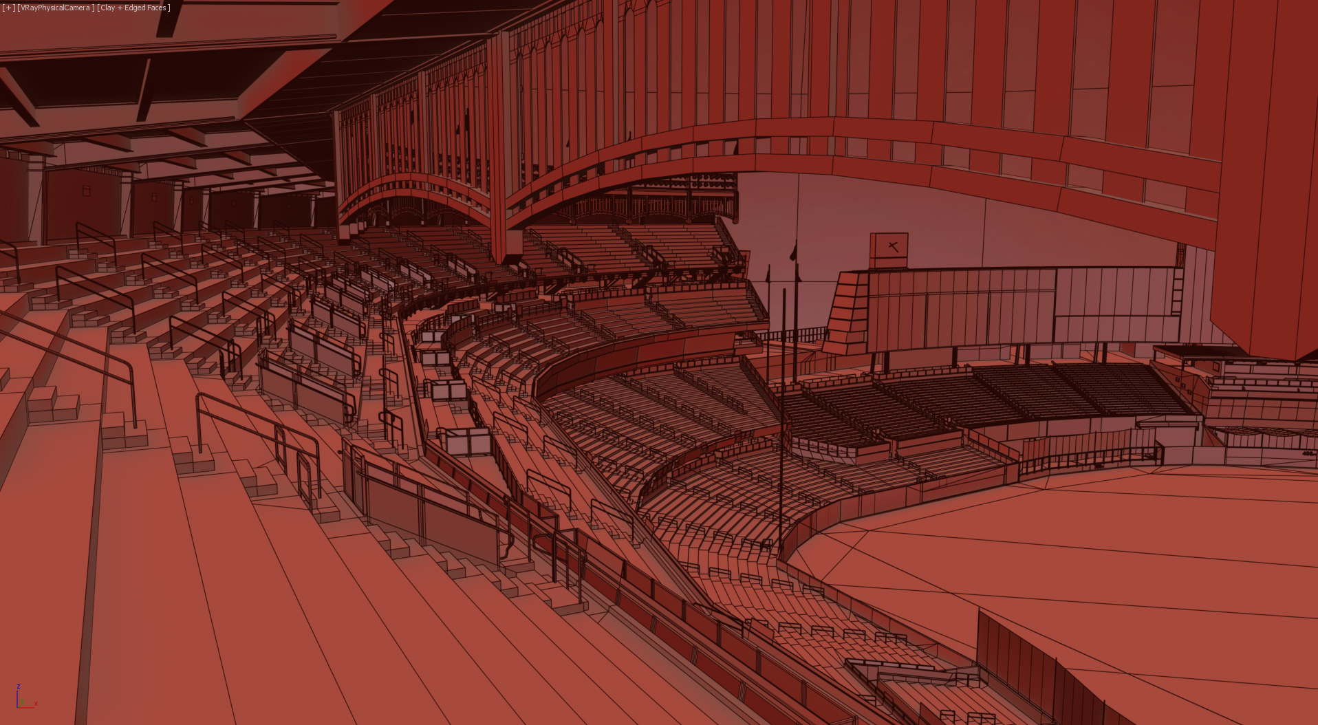 3d yankee stadium audience animations