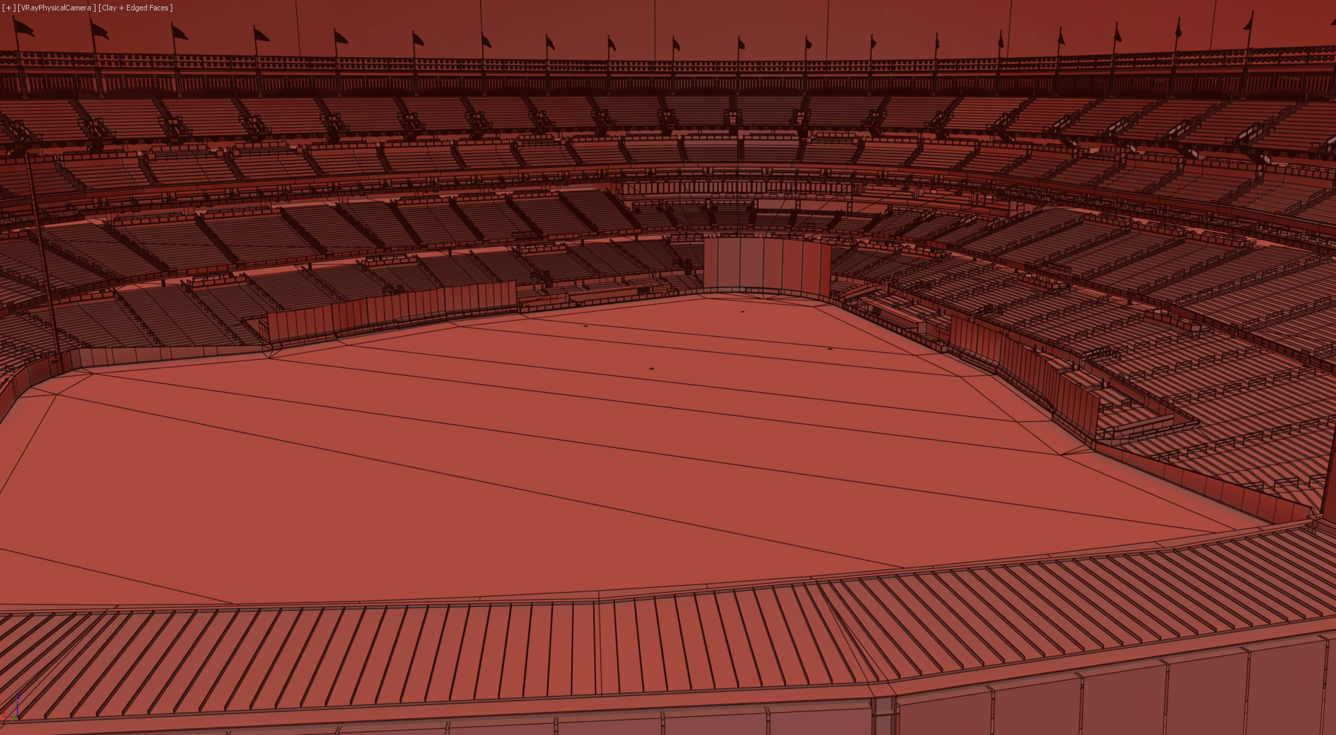 3d yankee stadium audience animations