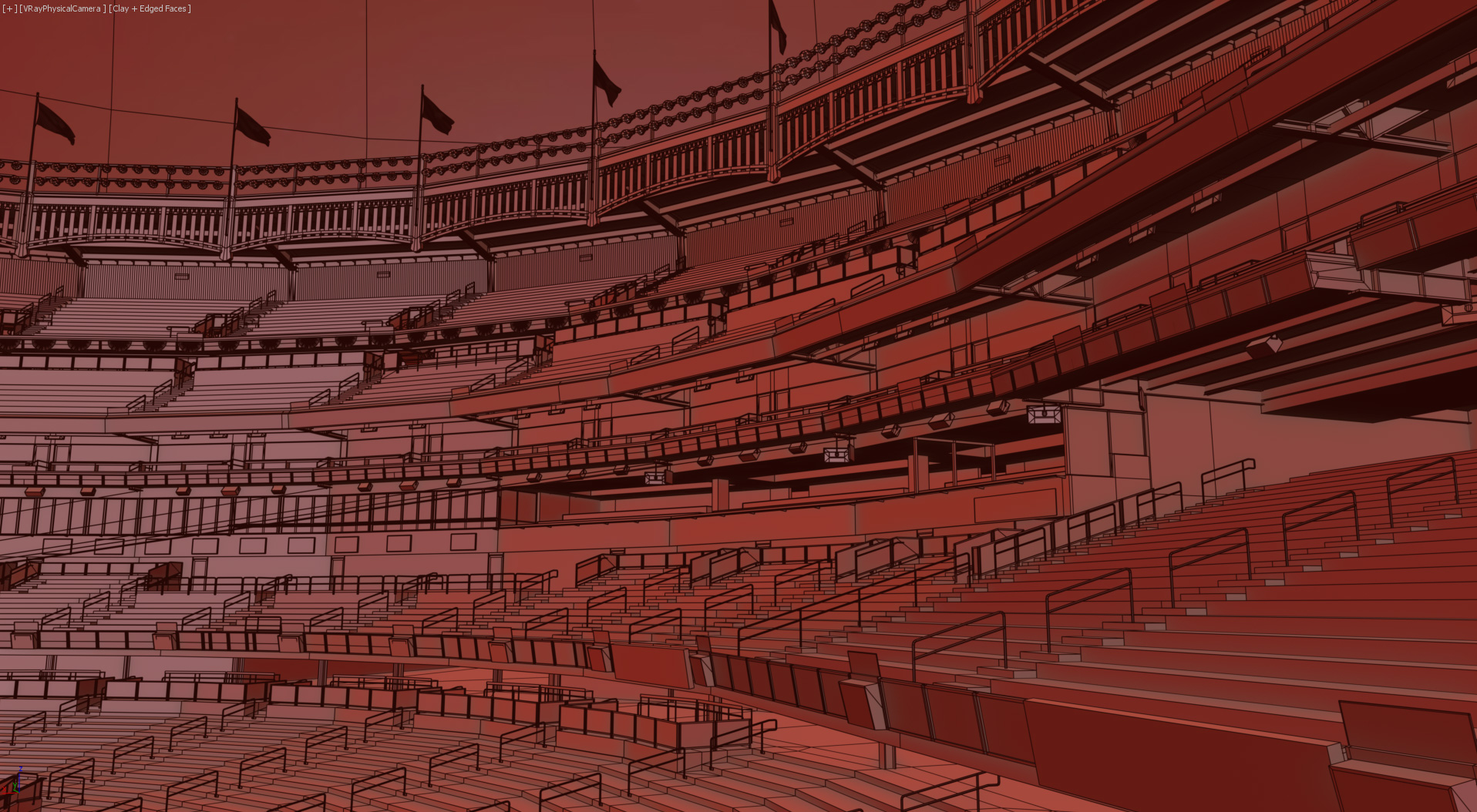 3d yankee stadium audience animations