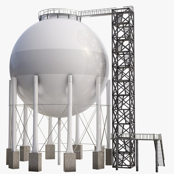 3D storage gas model - TurboSquid 1357495