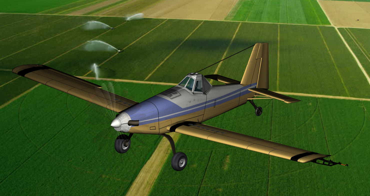 3D model crop duster - TurboSquid 1357588