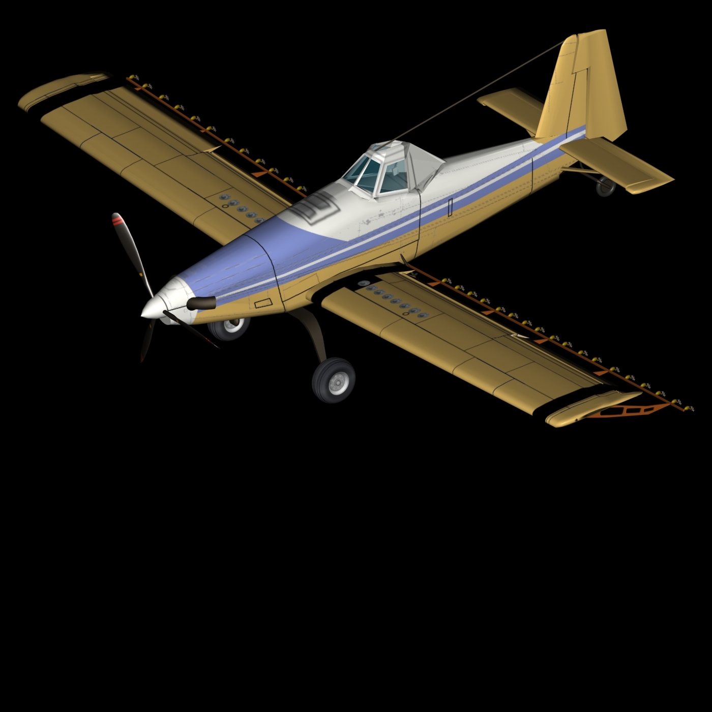 3D model crop duster - TurboSquid 1357588