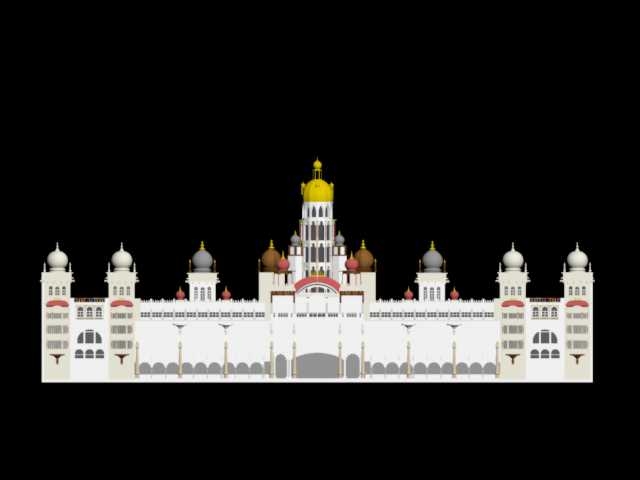 Mysore palace 3D model - TurboSquid 1357654