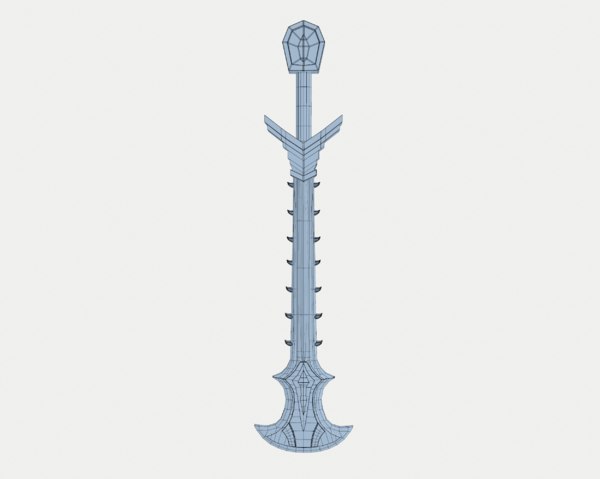 Megatron sword 3D model - TurboSquid 1357783