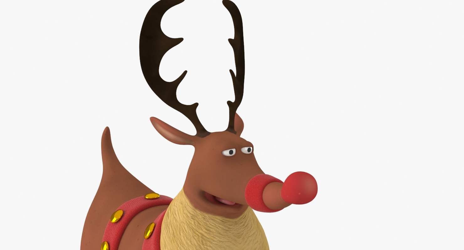 Cartoon reindeer animation 3D model - TurboSquid 1357787