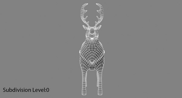 Cartoon reindeer animation 3D model - TurboSquid 1357787