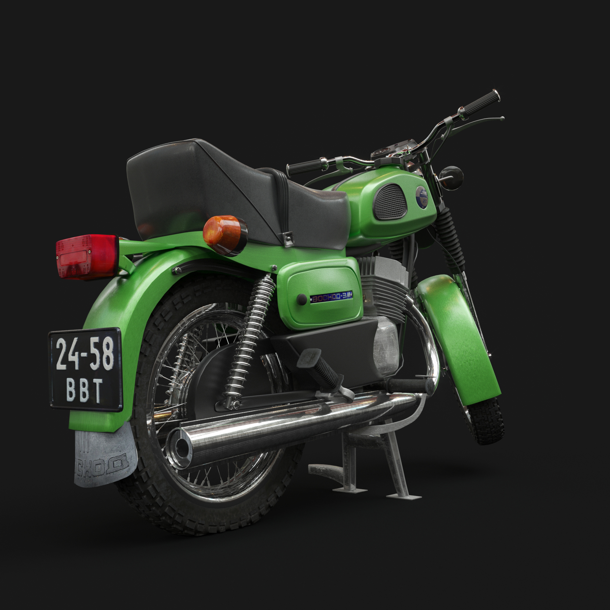 Soviet motorcycles voskhod moto 3D - TurboSquid 1357819
