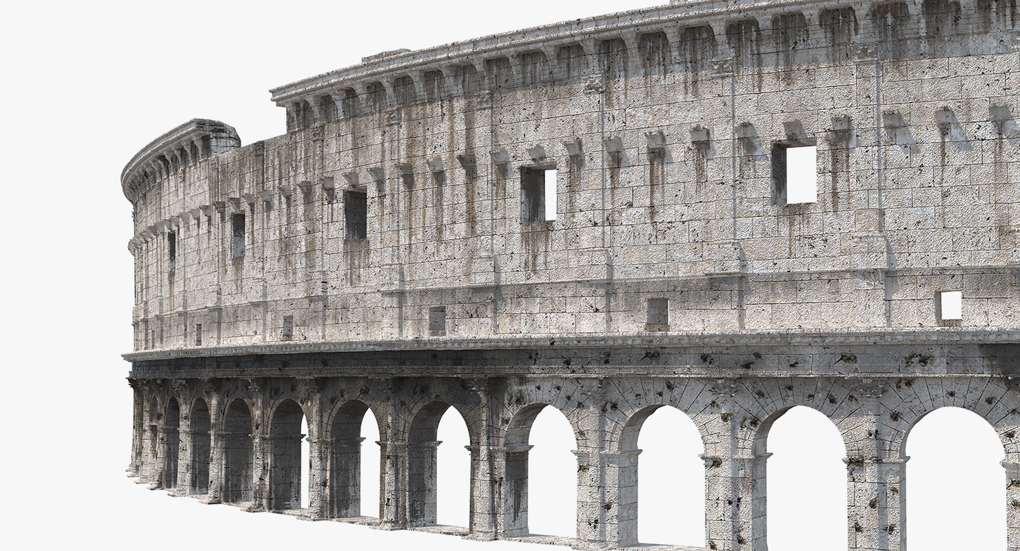 Ancient wall arches 3D - TurboSquid 1358196