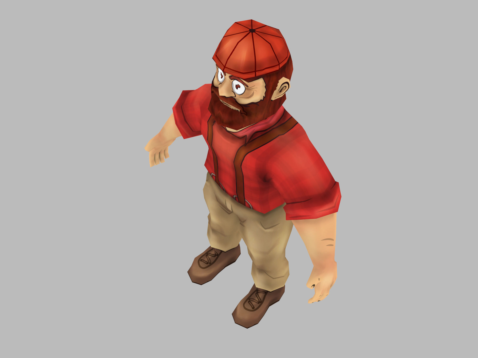Character lumberjack 3D model - TurboSquid 1358014