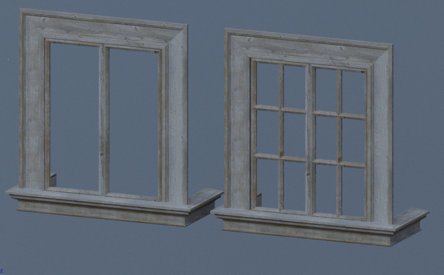 obj window interior exterior