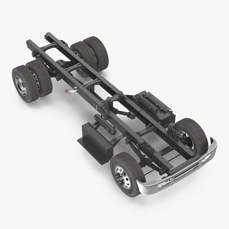 3D truck chassis 2 model - TurboSquid 1358500