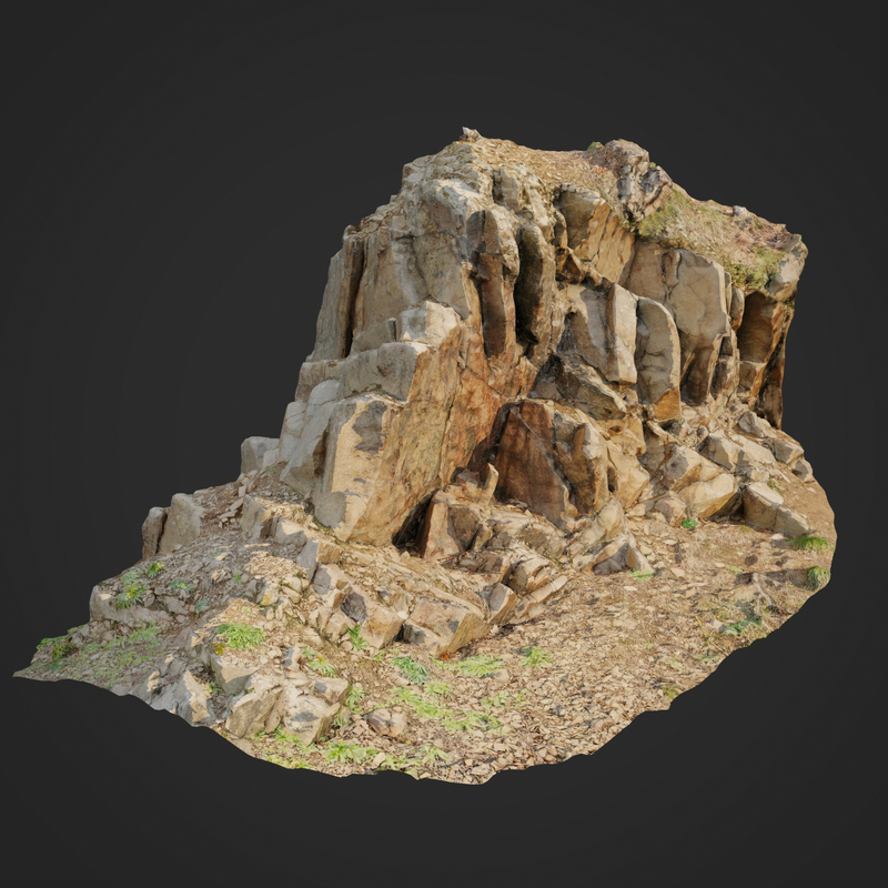 Cliff face pack b 3D model - TurboSquid 1358246