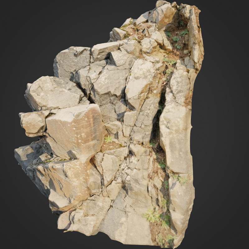 Cliff face pack b 3D model - TurboSquid 1358246