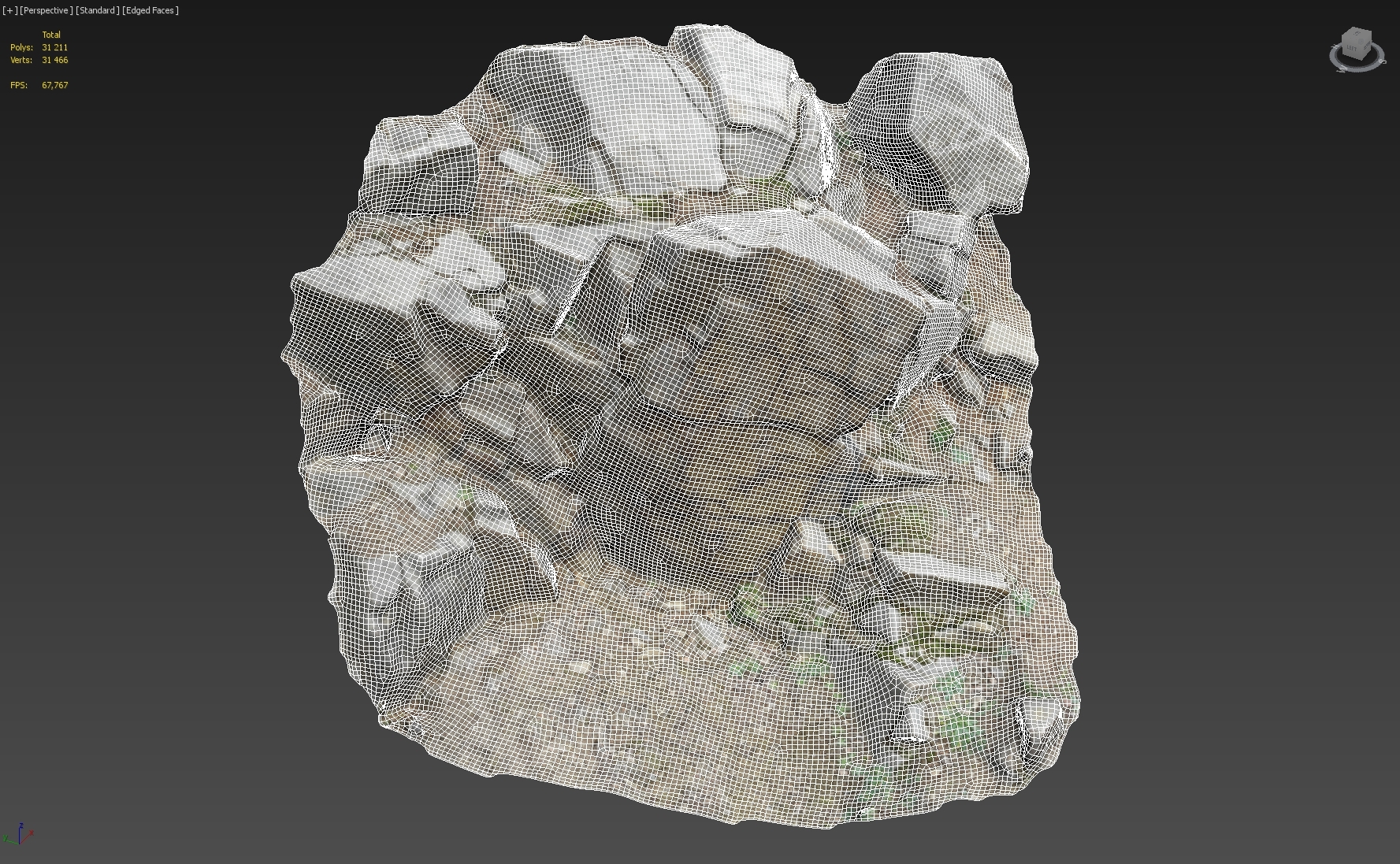 Cliff face pack b 3D model - TurboSquid 1358246