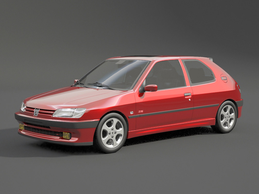Peugeot 306 s16 3D model - TurboSquid 1331103