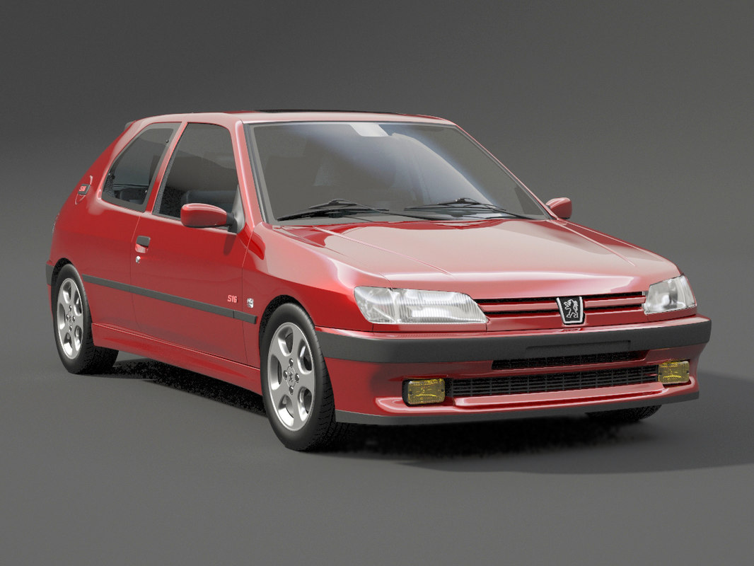 Peugeot 306 s16 3D model - TurboSquid 1331103