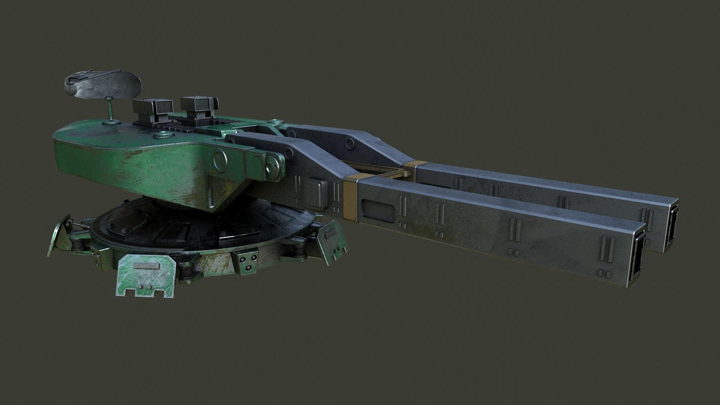 3D defence tower - TurboSquid 1358526