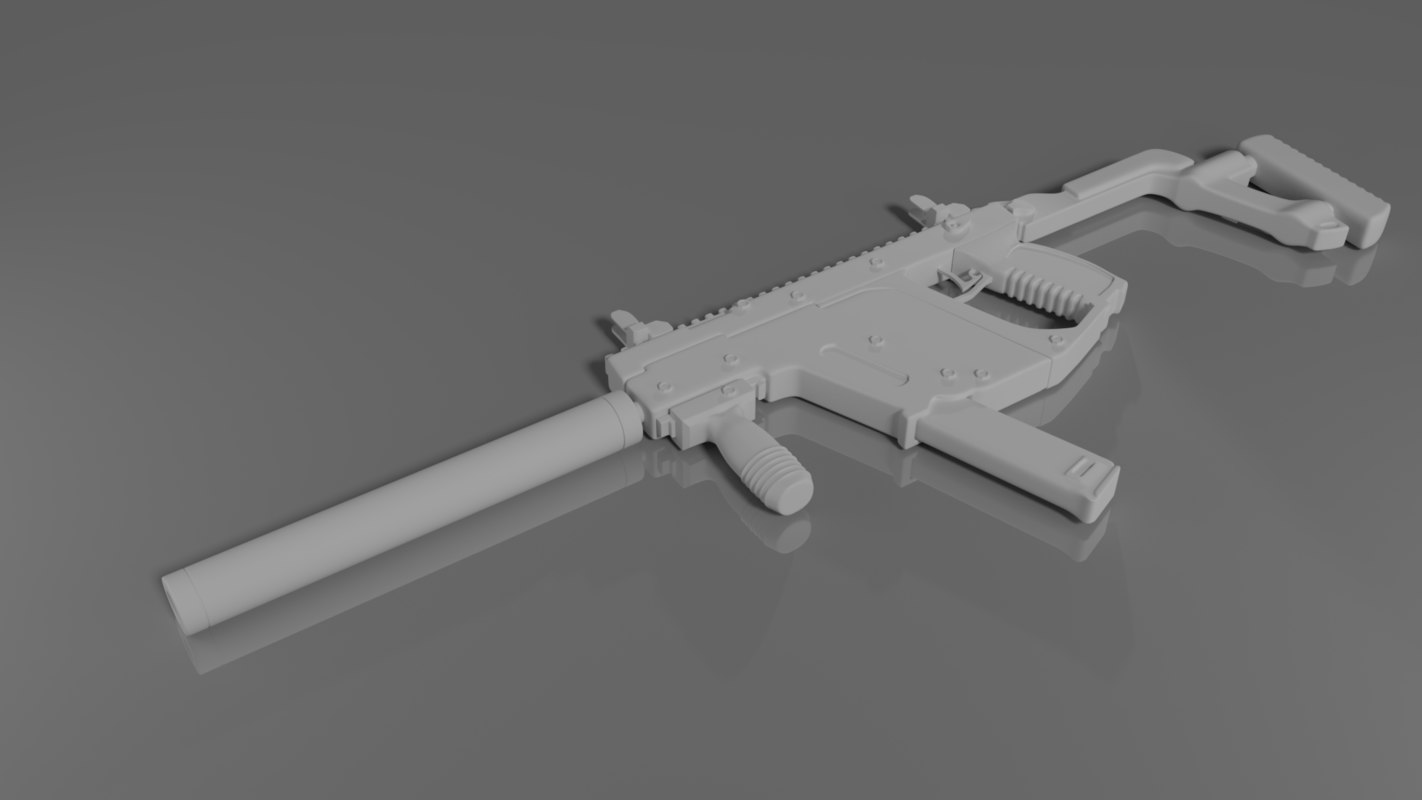 3D model vector smg - TurboSquid 1358491