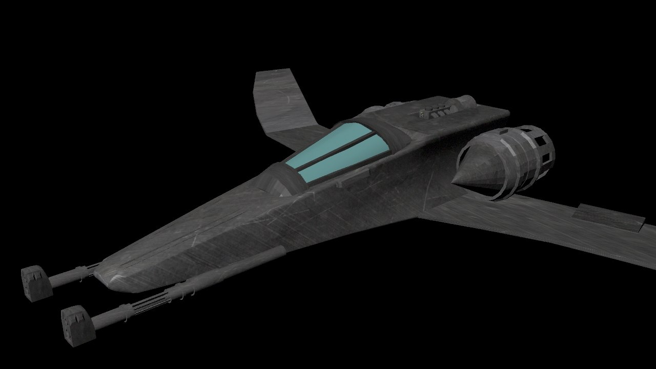 우주선 파이터 3D 모델 - TurboSquid 1358492