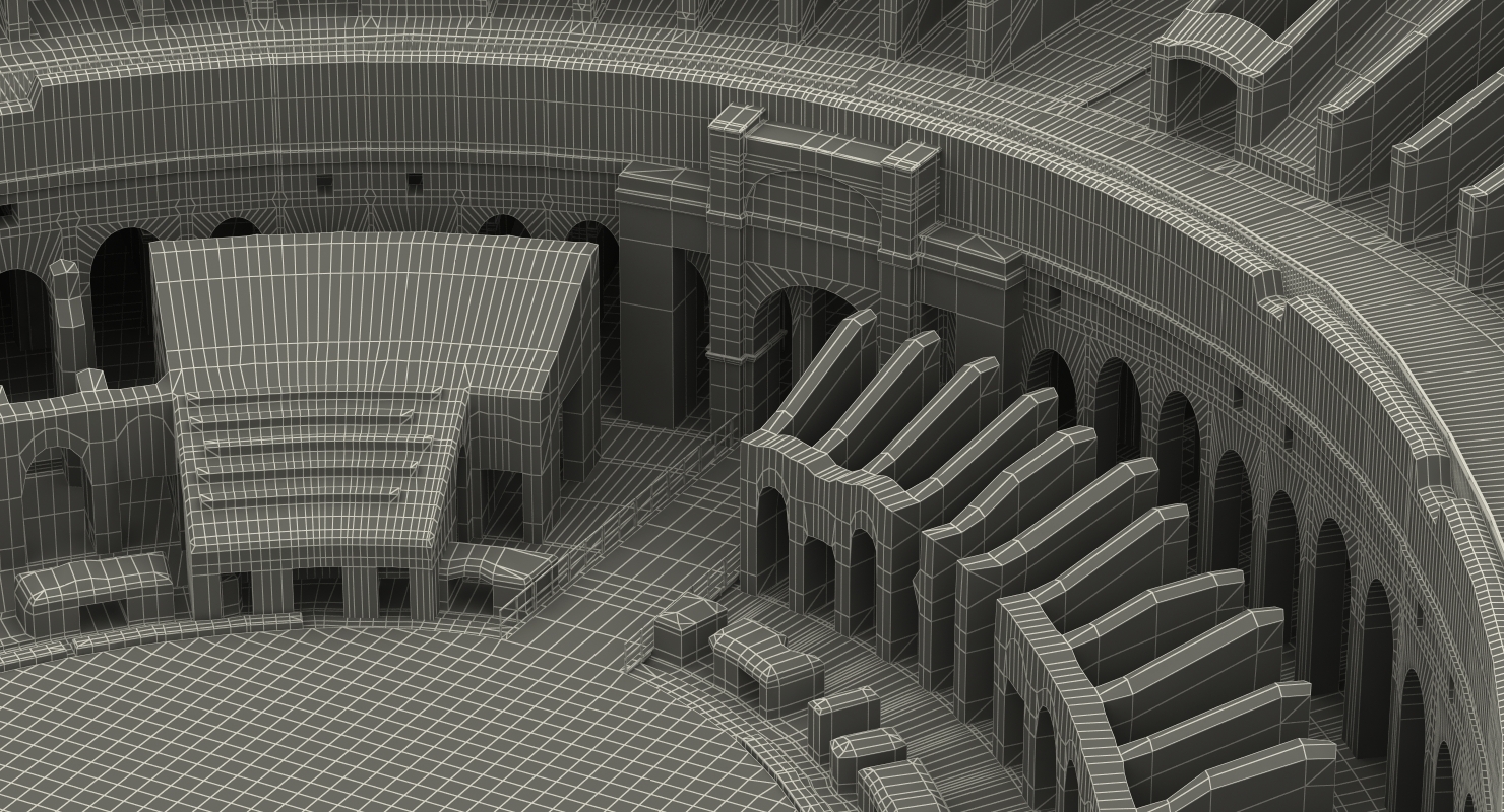 Colosseum amphitheater ancient 3D - TurboSquid 1358782