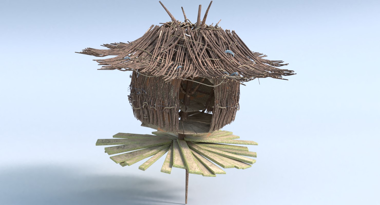 3D model hut building - TurboSquid 1358814