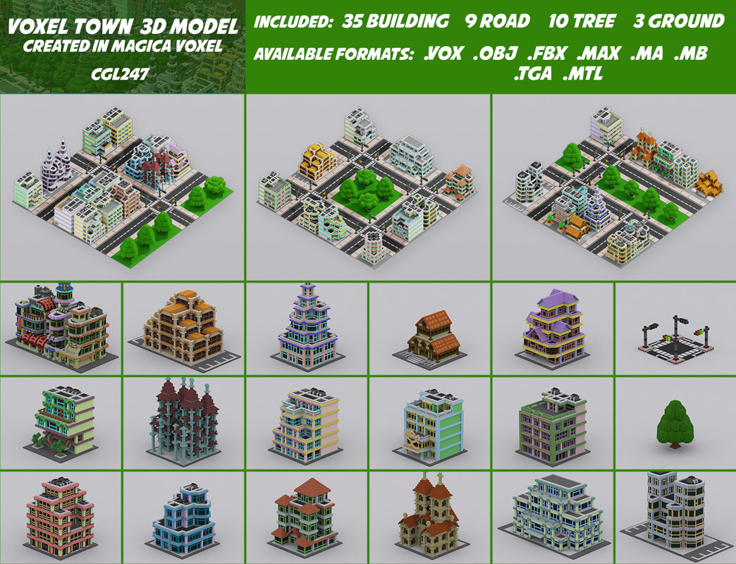 3D model city buildings - TurboSquid 1353729