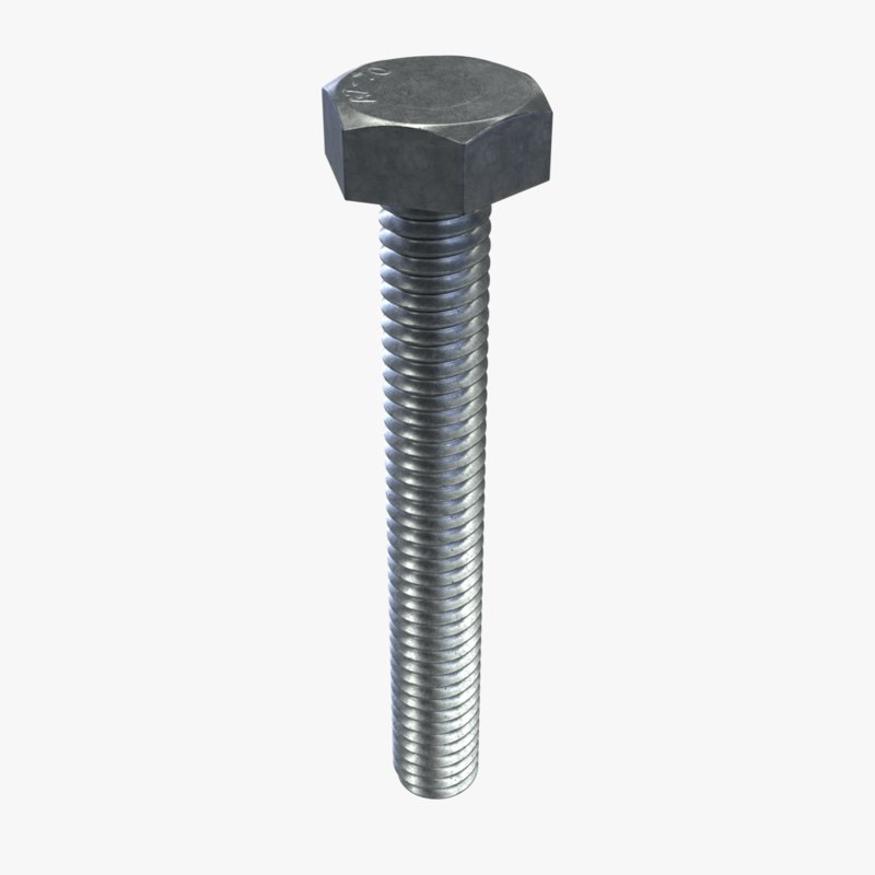 3D model hex bolt m4x30 - TurboSquid 1359145