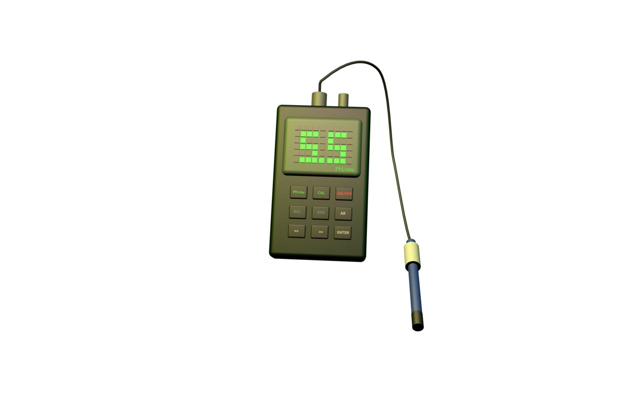 3D ph meter model - TurboSquid 1359254