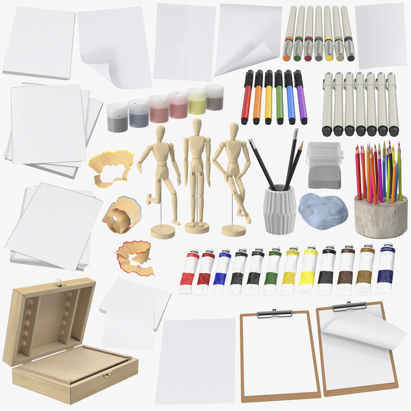 Drawing using sheet 3D model - TurboSquid 1388076