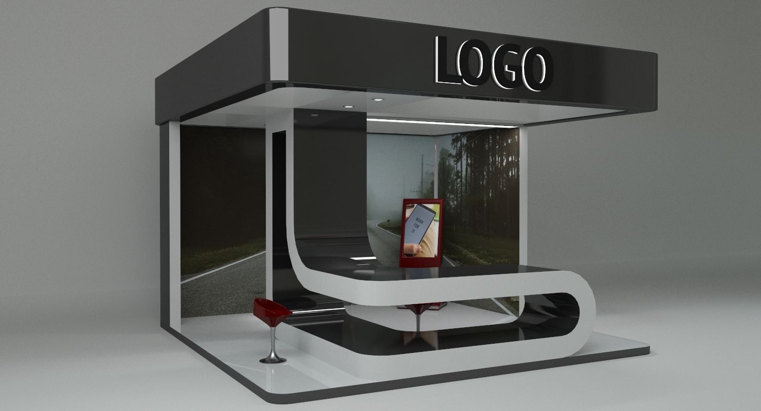 3D model exhibition expo stand - TurboSquid 1359557