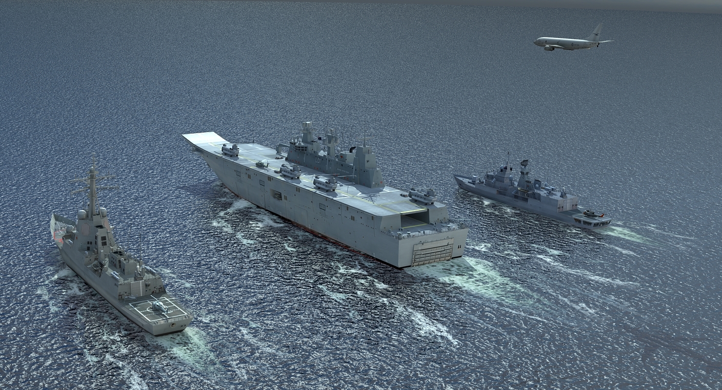 3D hmas australian navy scene - TurboSquid 1359588