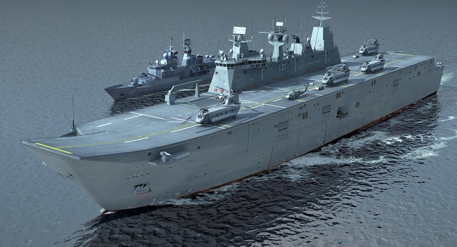 3D hmas australian navy scene - TurboSquid 1359588