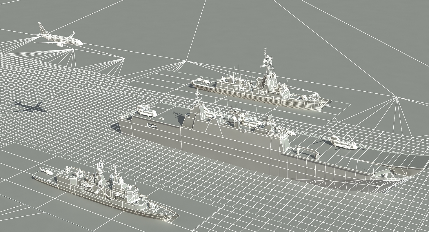 3D hmas australian navy scene - TurboSquid 1359588