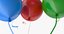 Colorful balloons 3D model - TurboSquid 1359622