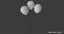 Colorful balloons 3D model - TurboSquid 1359622