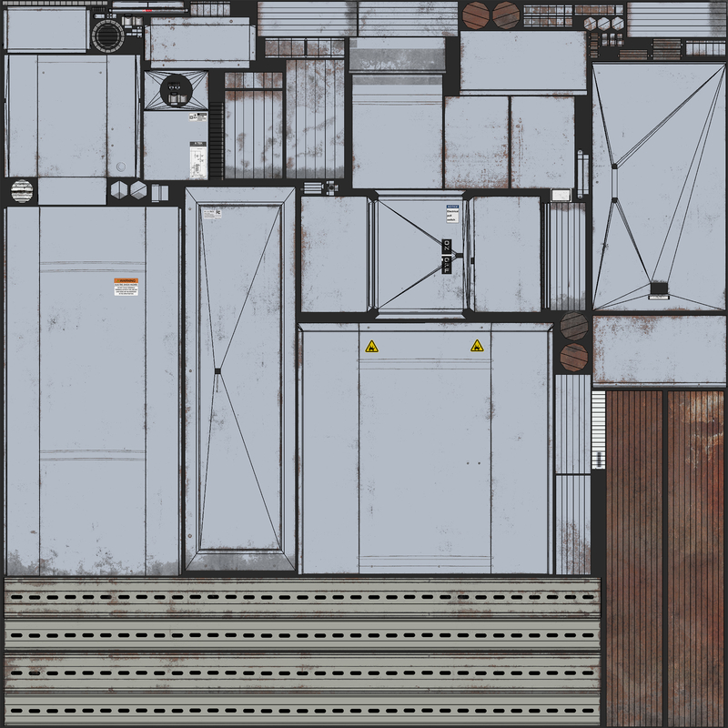 Electrical boxes panel 3D - TurboSquid 1359714