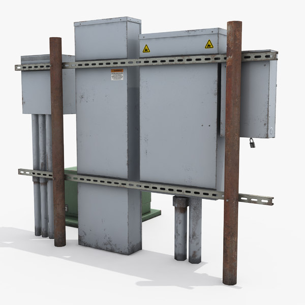 Electrical boxes panel 3D - TurboSquid 1359714